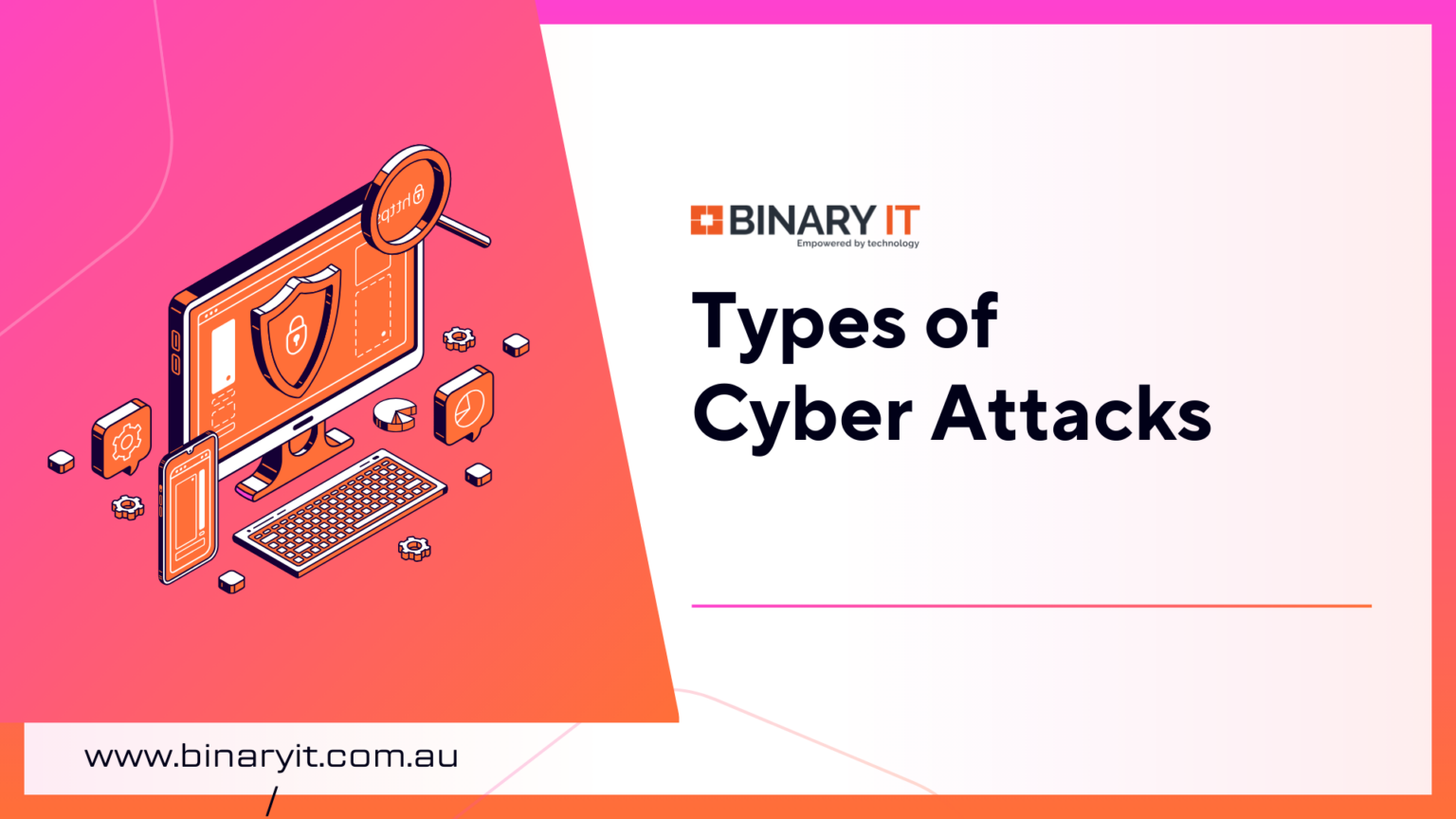20 Most common Types of Cyber Attacks - Binary IT