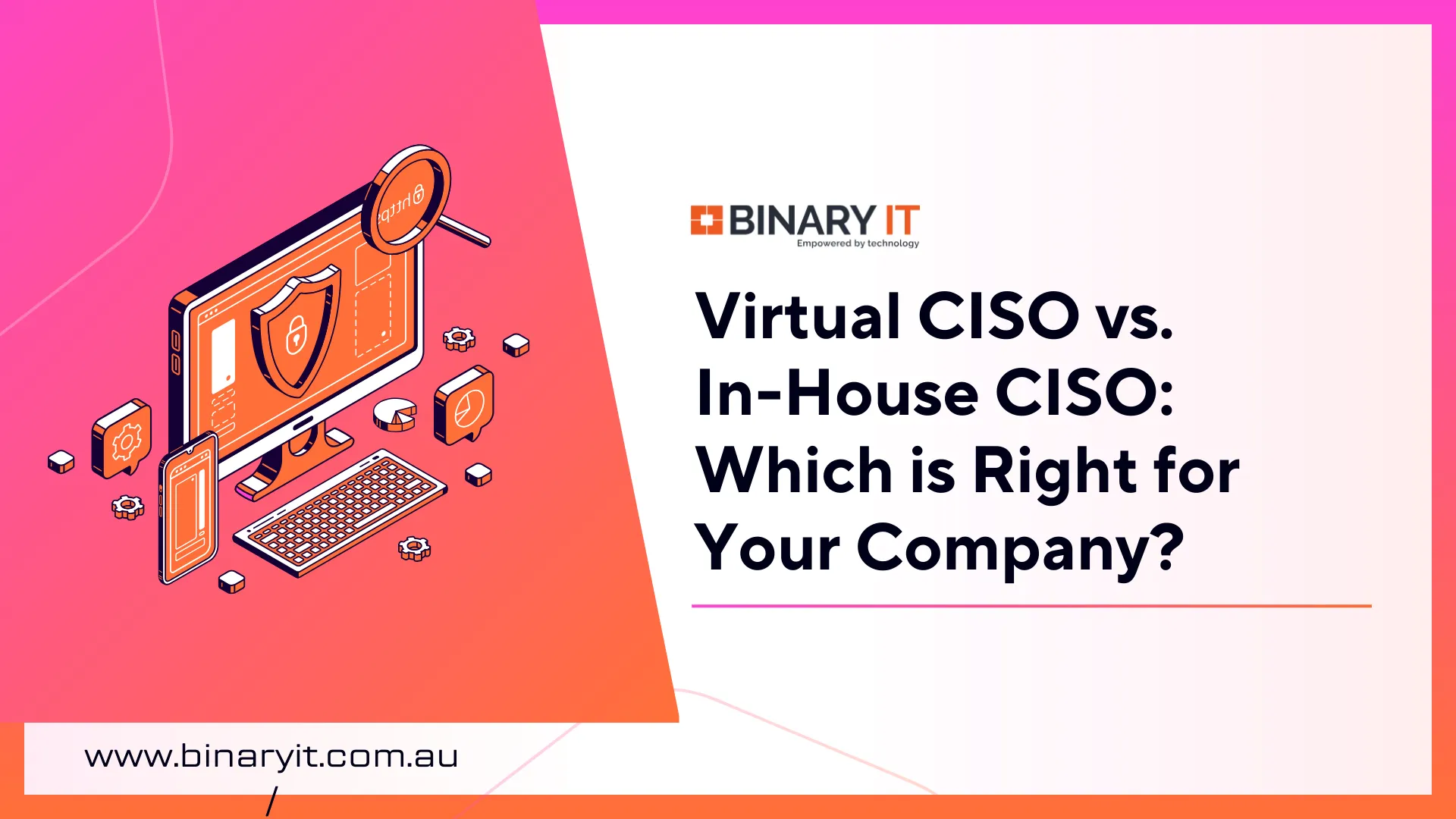 Virtual CISO vs In-House CISO: Which is Right for Your Company? - Binary IT